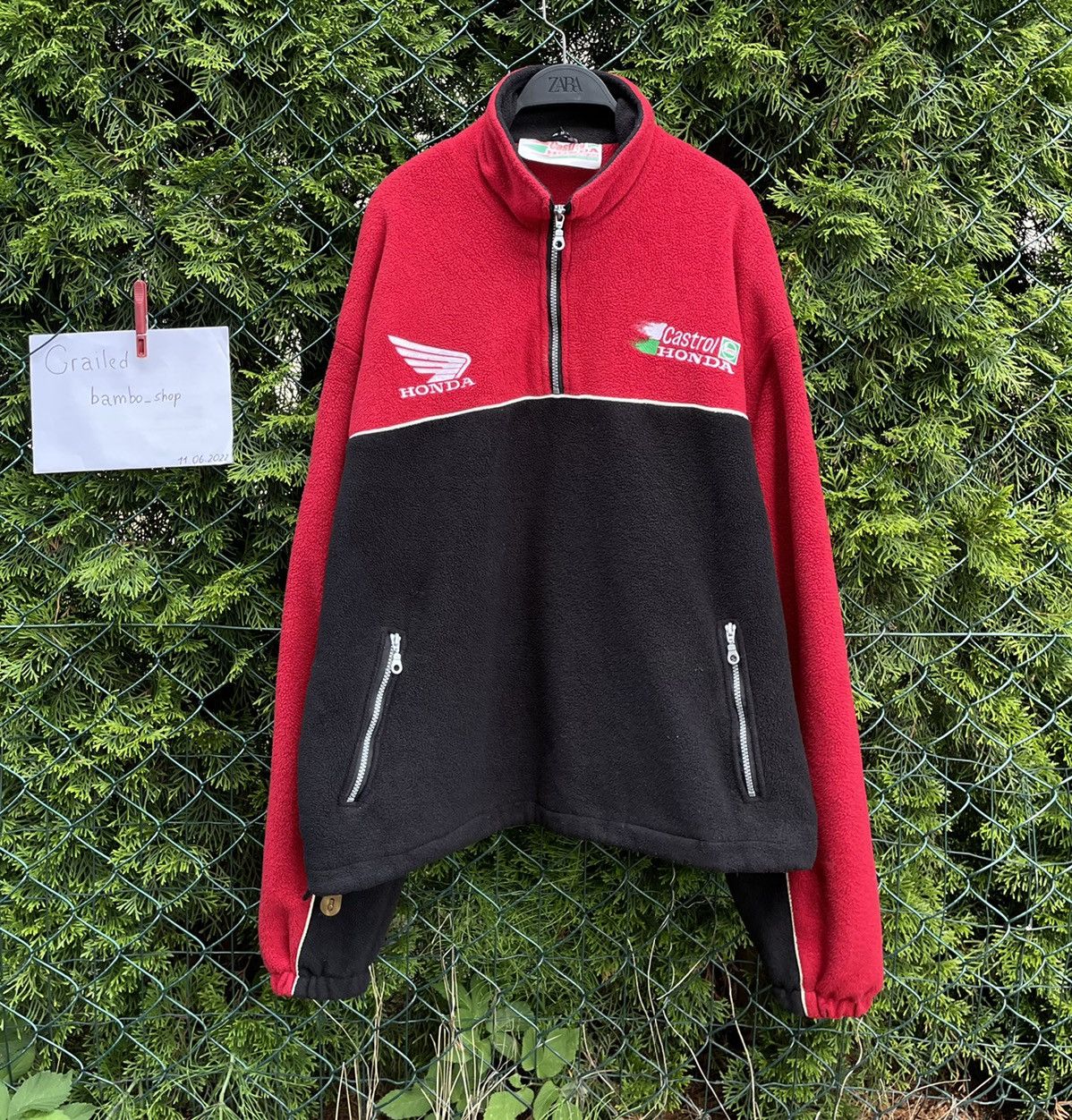 Vintage Vintage Honda Castrol Fleece XXL | Grailed