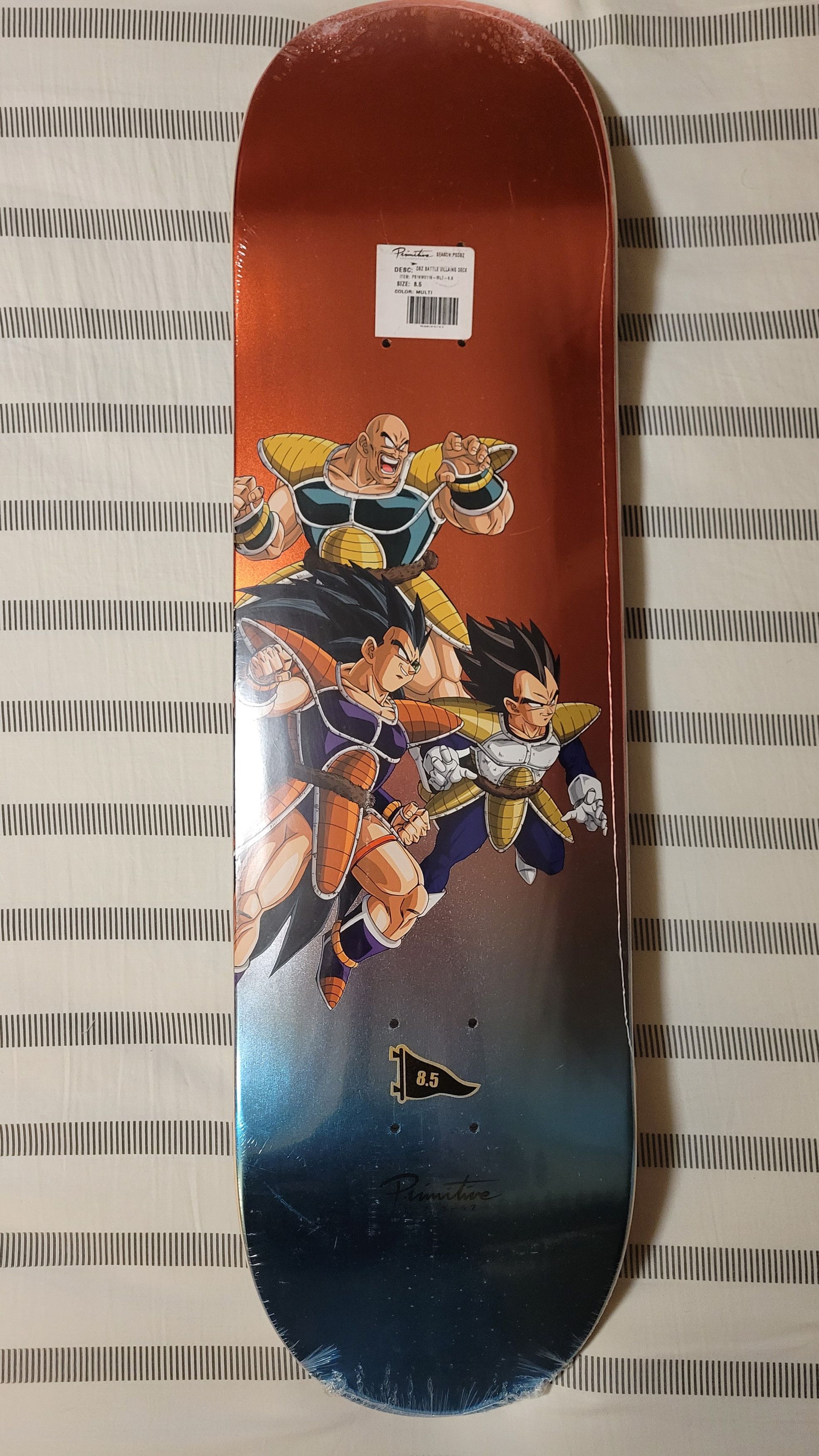 Primitive DRAGON BALL Z DBZ DRAGONBALL SKATEBORAD DECK VEGETA | Grailed