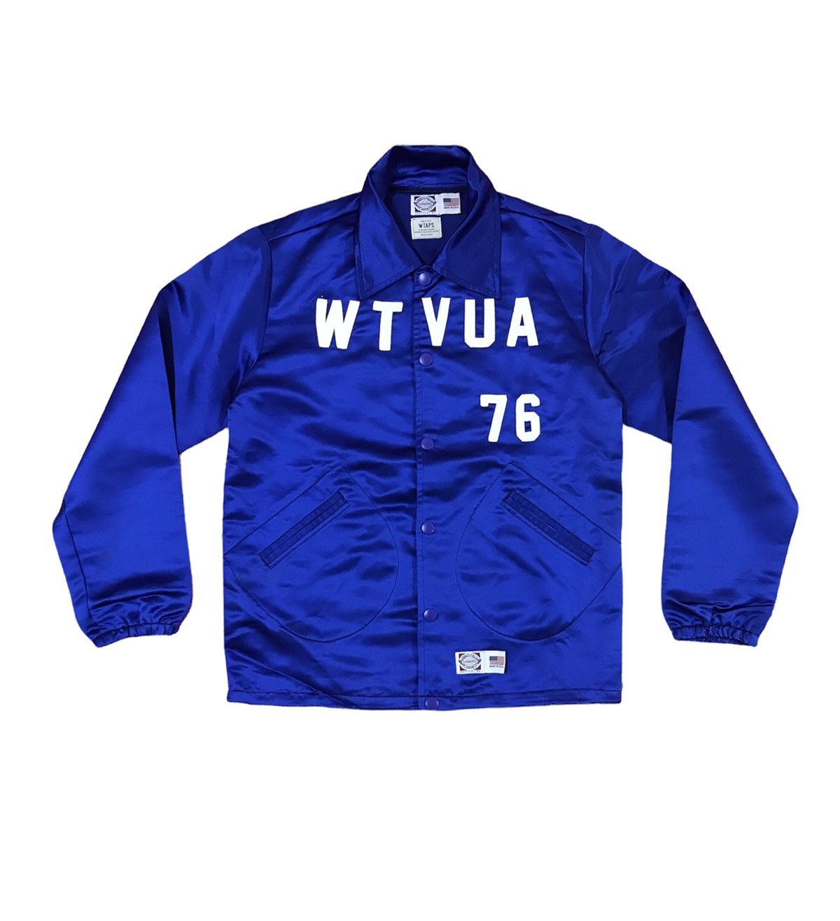 Wtaps WTAPS Desert Storm x Ebbets Fields Coaches Satin Jacket | Grailed