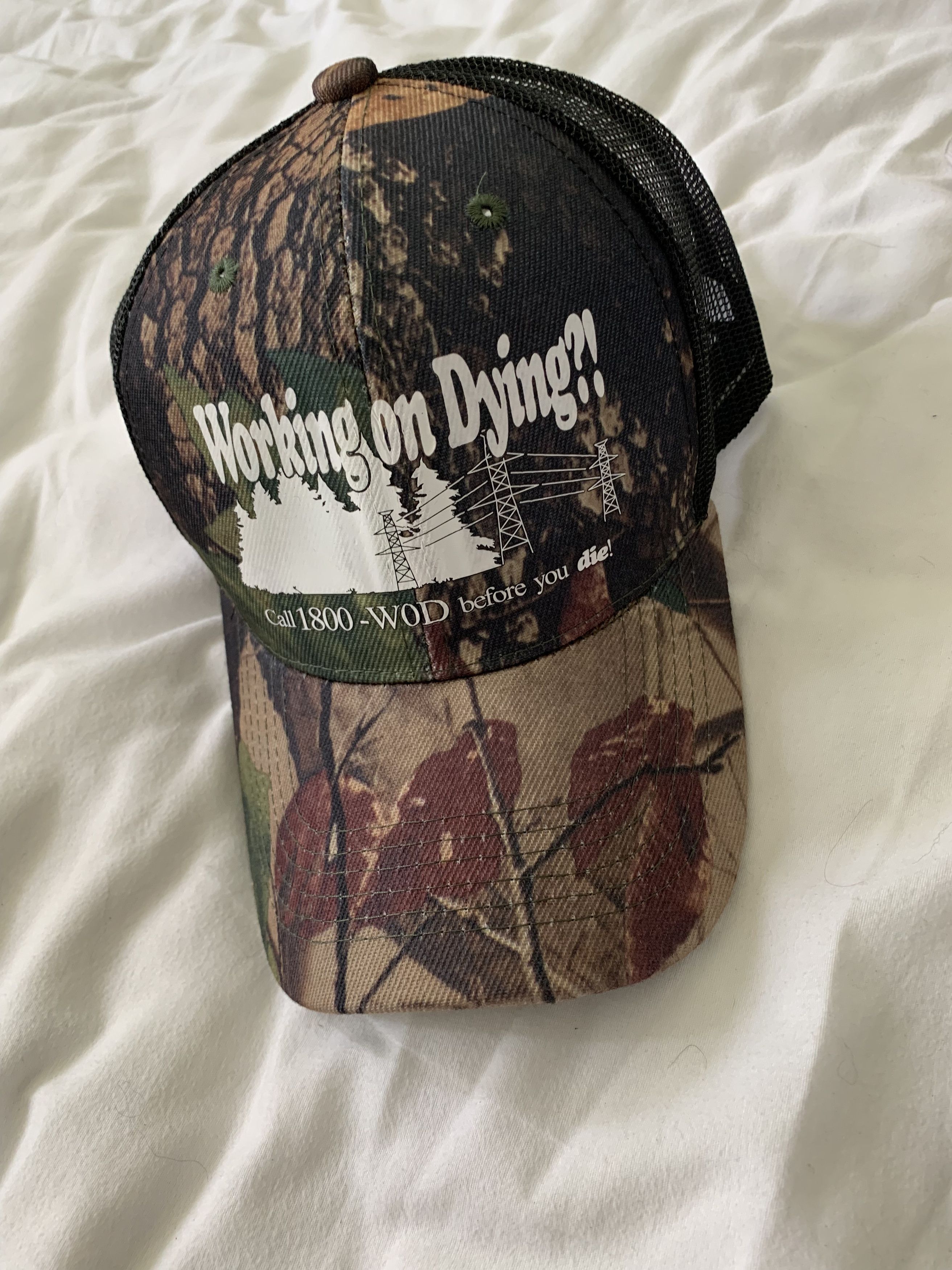 Lil Uzi Vert Working on Dying Trucker Hat | Grailed