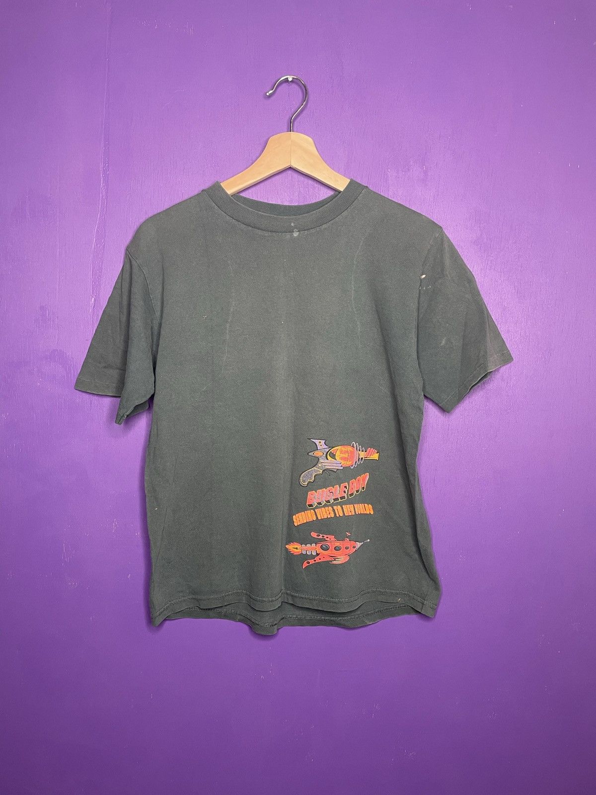 Bugle Boy × Vintage Vintage Bugle boy Ray gun t-shirt | Grailed