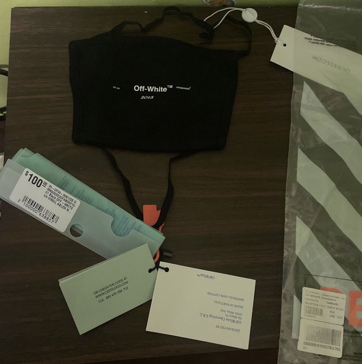 Off-White Off-white face mask | Grailed