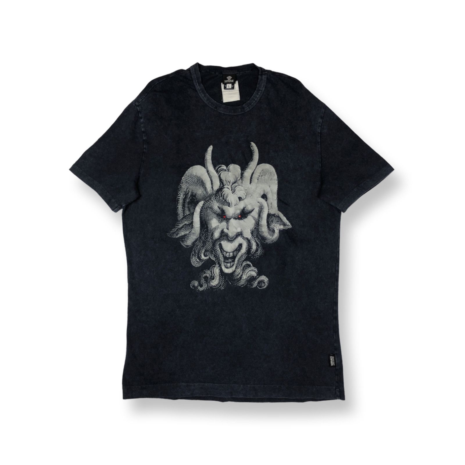 Versace Versace Red Crystal Eyes Demon T-Shirt | Grailed