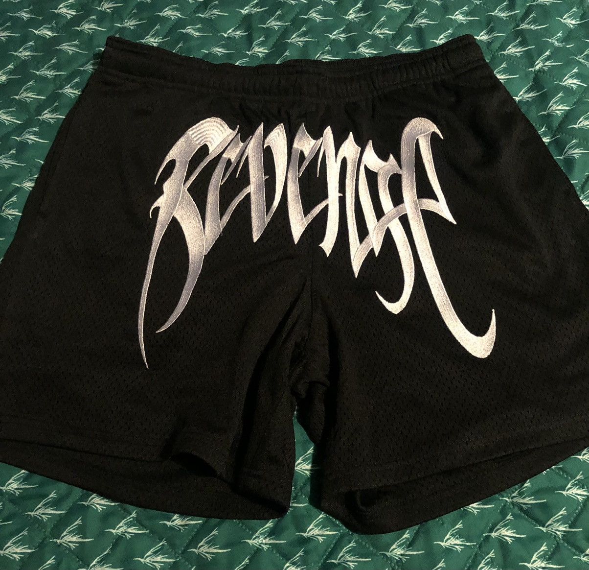 Revenge Revenge Embroidered Shorts | Grailed