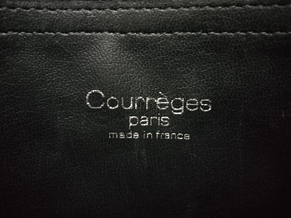 Designer COURREGES VINTAGE LEATHER MINI CROSSBODY SLING | Grailed