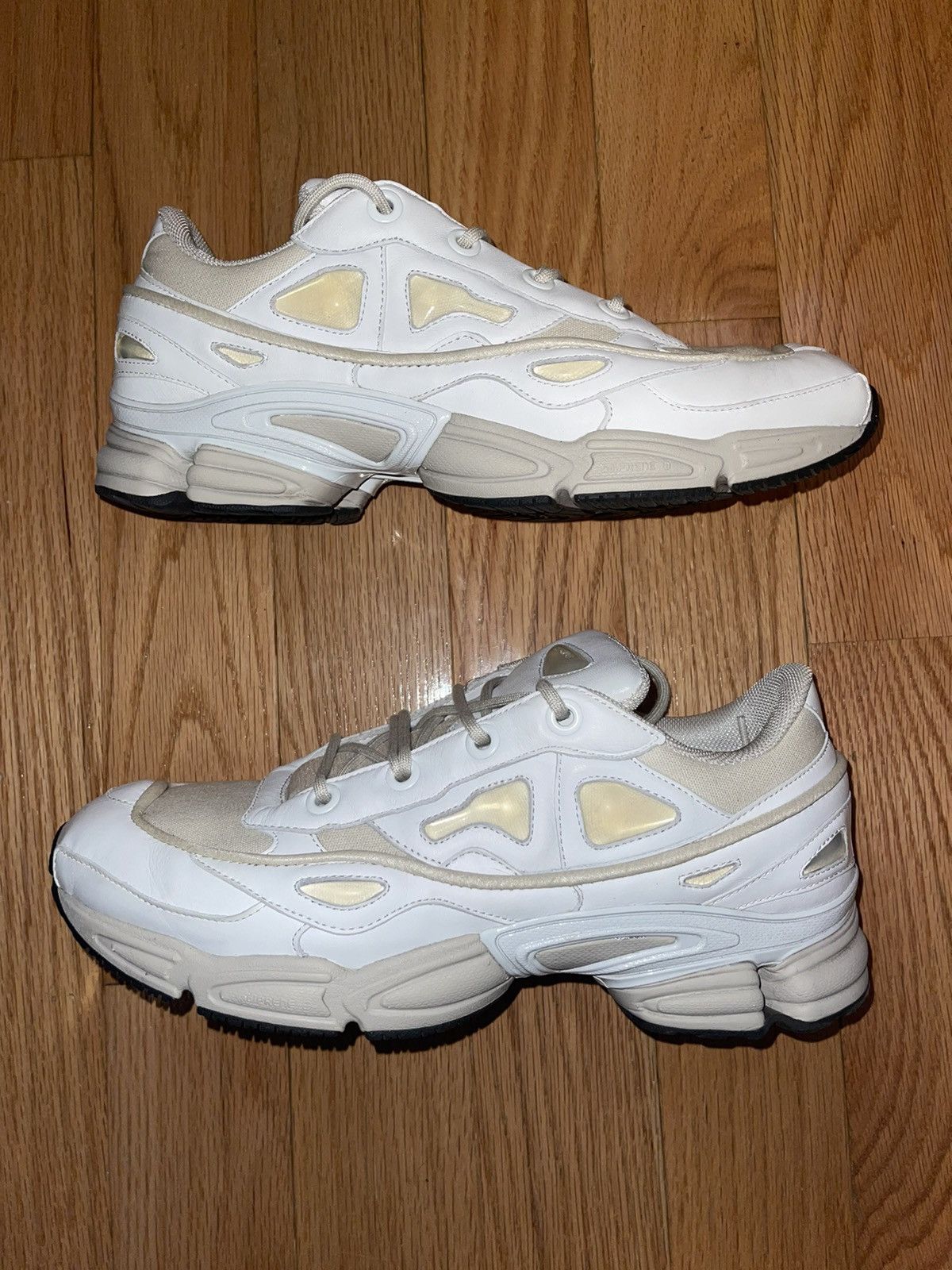 Adidas × Raf Simons Raf Simons Ozweego 3 White 2017 Size US 12.5 | Grailed