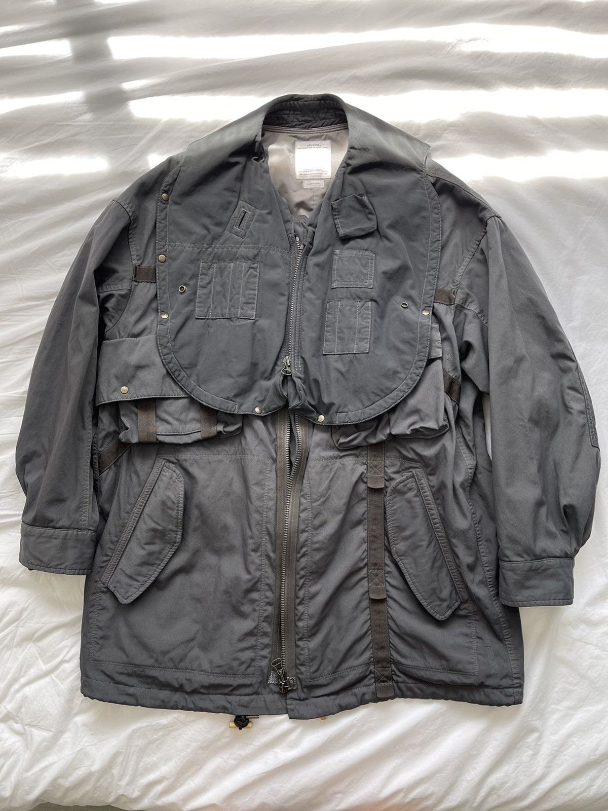 Visvim Paratrooper Coat (NY/C) Grey | Grailed