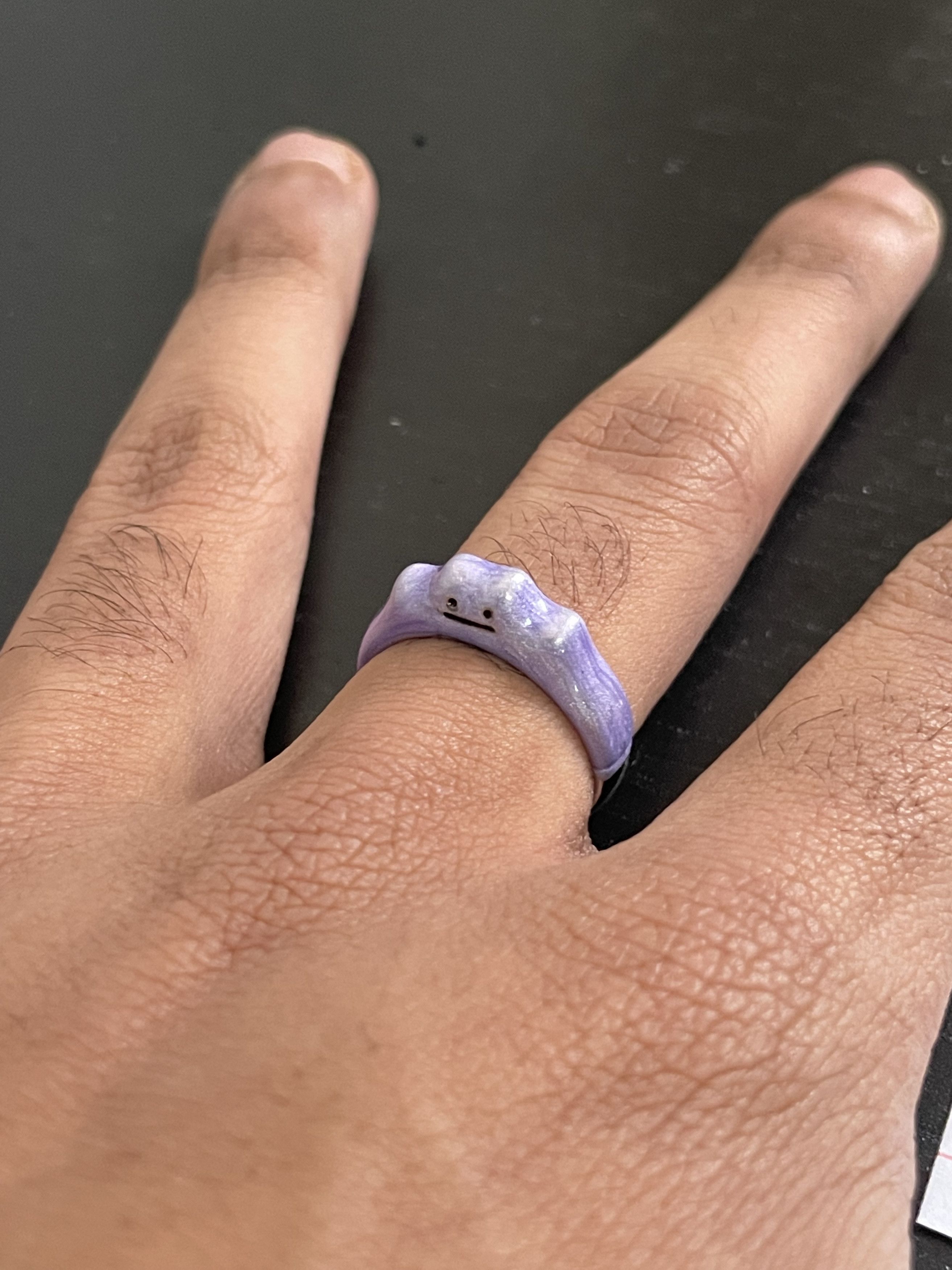 Japanese Brand × Pokemon × Vintage RARE Custom Vintage Ditto Pokemon Ring | Grailed