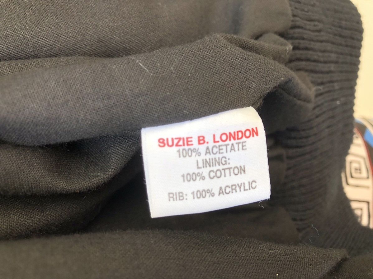 Vintage 90s CCC Suzie B. London Psychedelic Bomber Cropped Jacket | Grailed