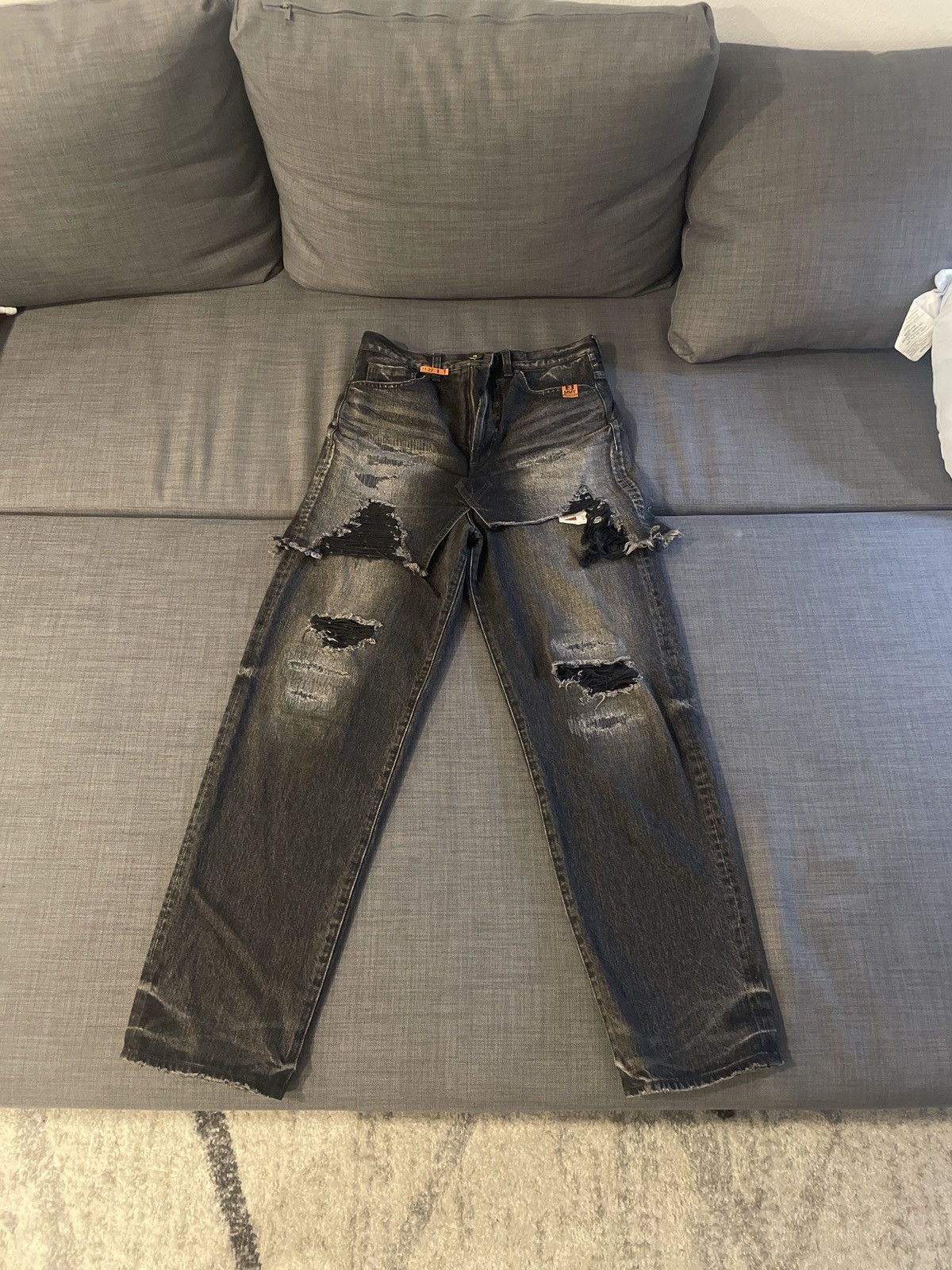 Miharayasuhiro MMY layered denim pants | Grailed
