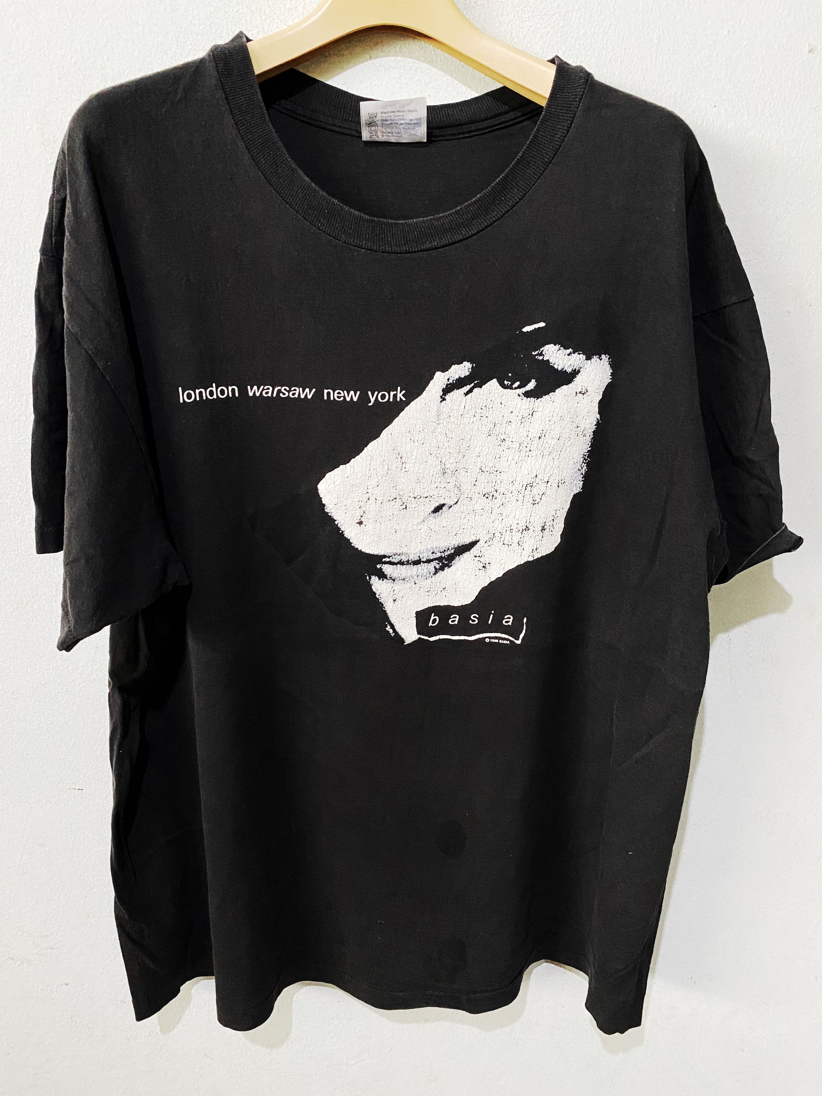 Band Tees × Vintage Vintage 1990 Basia London Warsaw New York Shirt ...