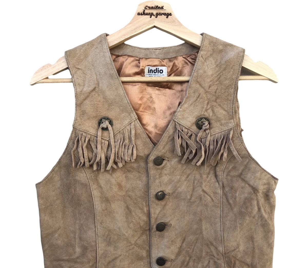 American Apparel Vintage Indio Bondage Cowboy Equipment Leather Suade ...