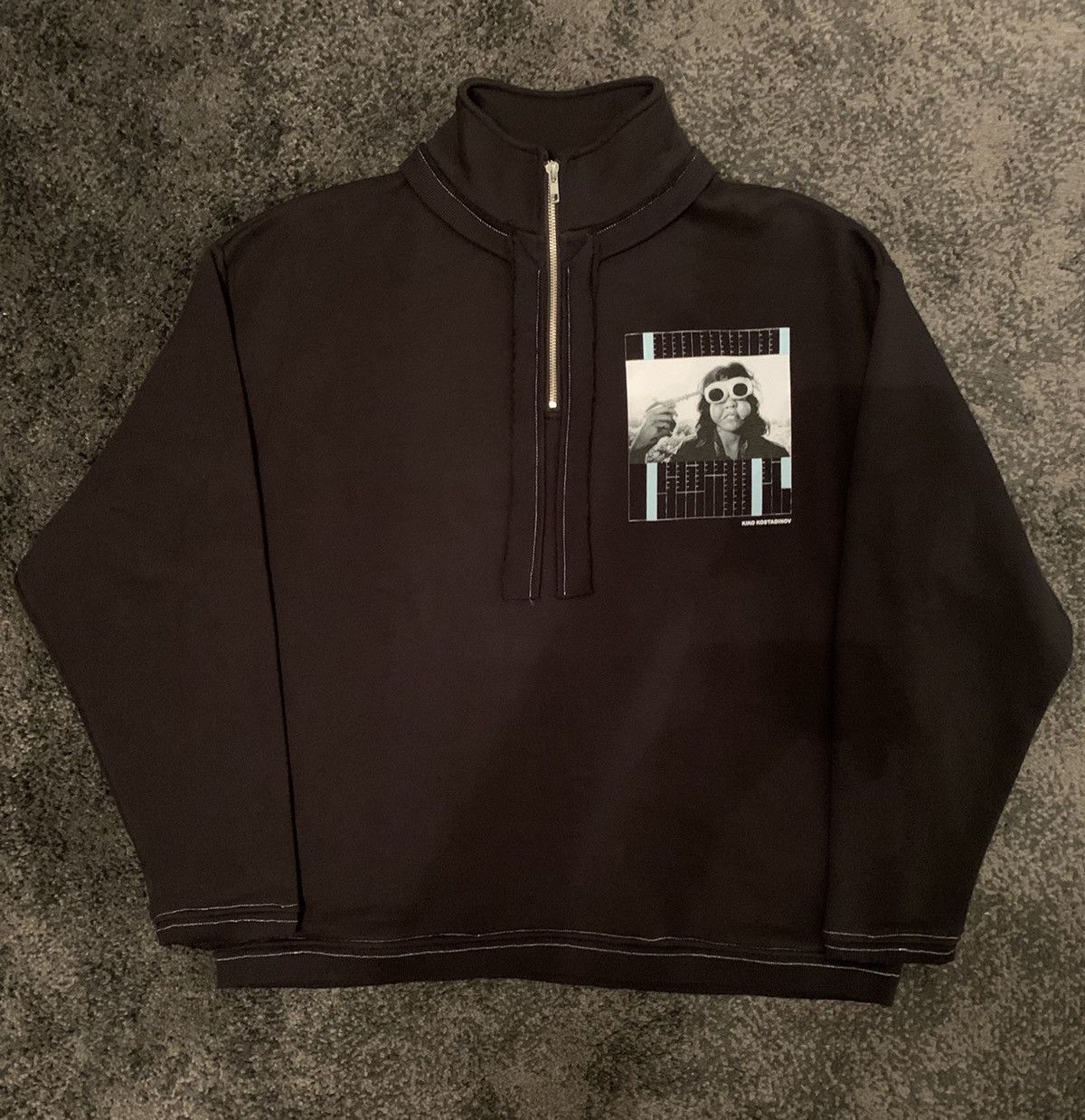 Kiko Kostadinov RARE Kiko Claude Nori Frieze Reworked Zip Up | Grailed