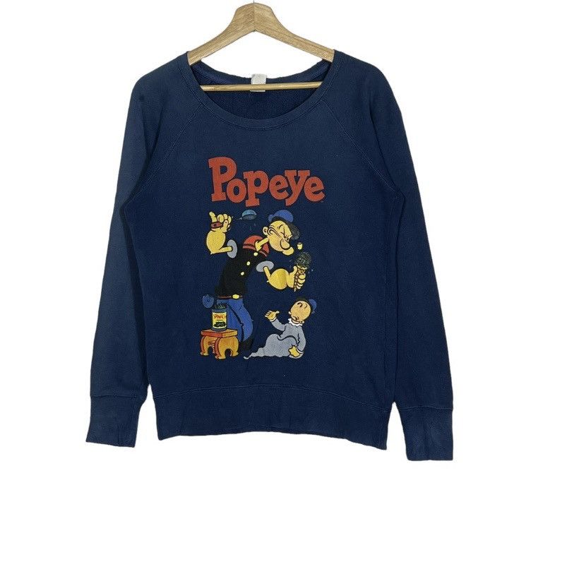 Cartoon Network × Uniqlo Cartoon Network popeye sweatshirt big logo ...
