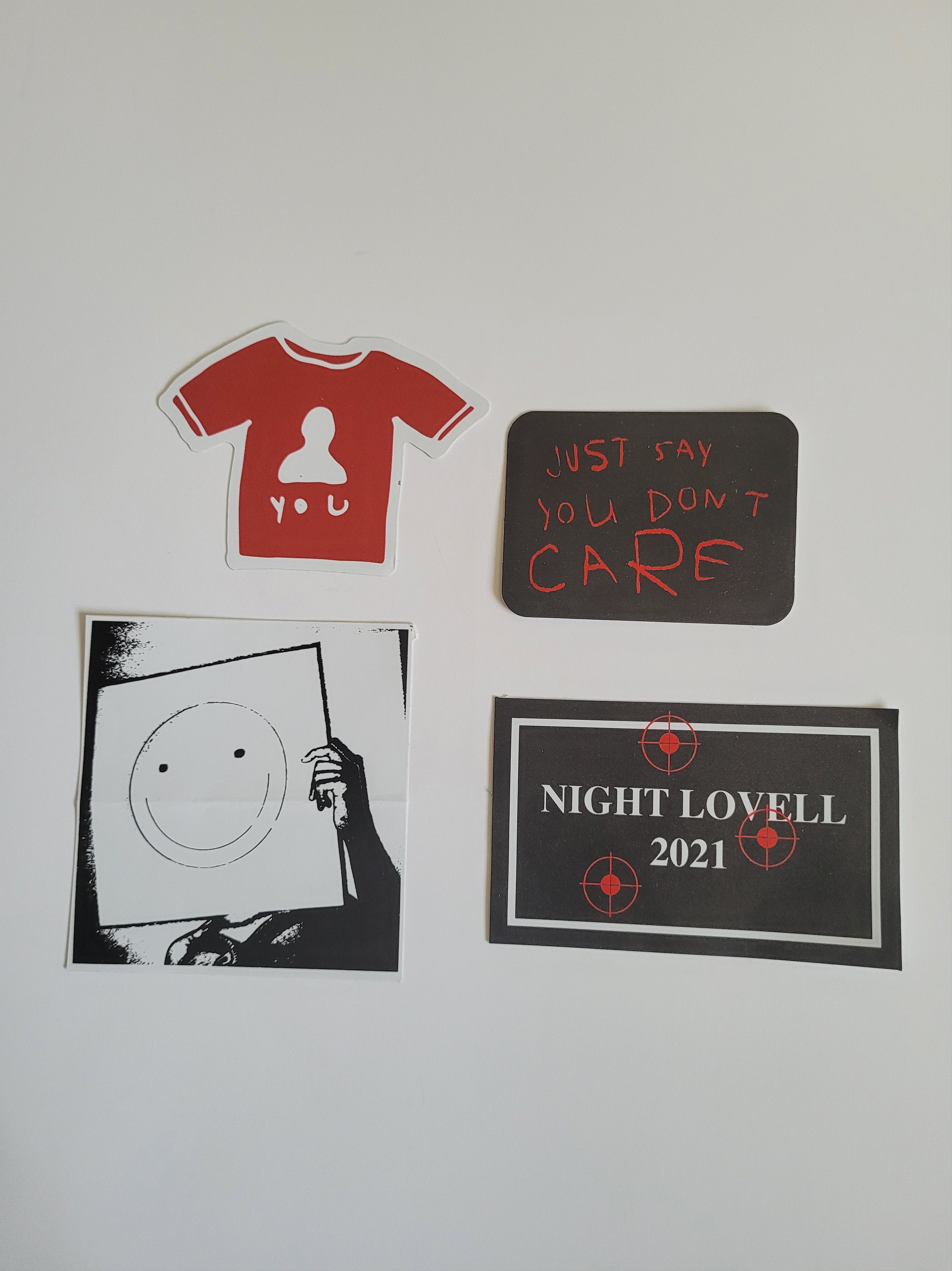 Pouya & $uicideboy$ Merch Night Lovell Sticker Pack | Grailed