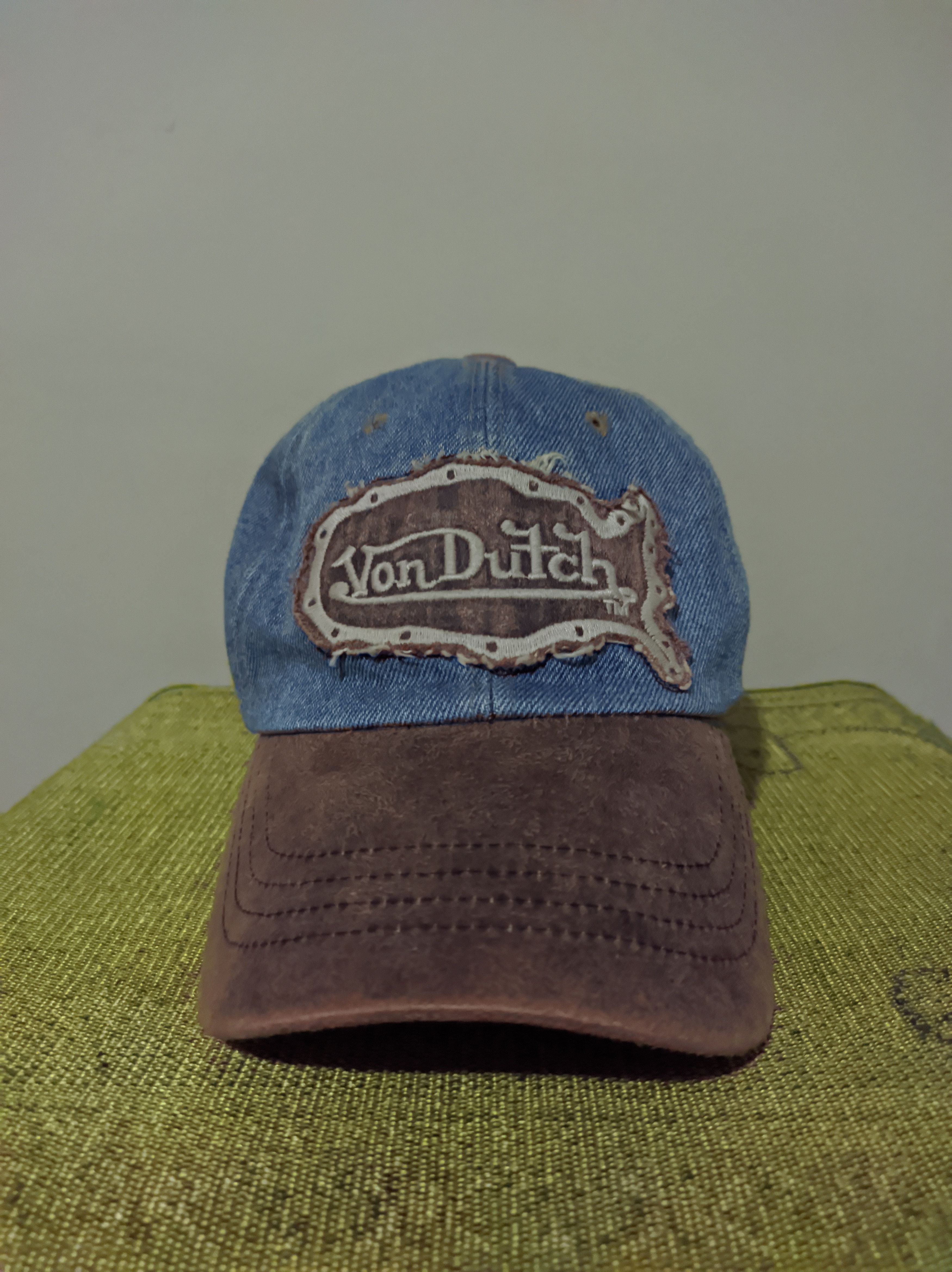 Hat × Streetwear × Von Dutch VON DUTCH VINTAGE & RARE DENIM HAT | Grailed