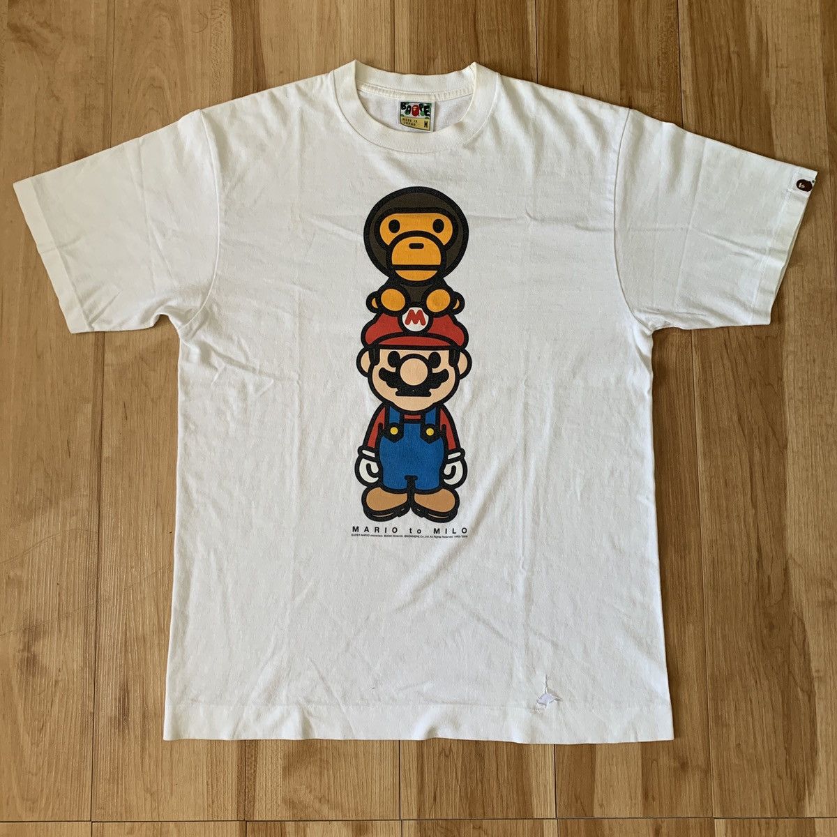 Bape × Nintendo DELETED SOON‼️BAPE x Nintendo Super Mario Baby Milo Tee ...