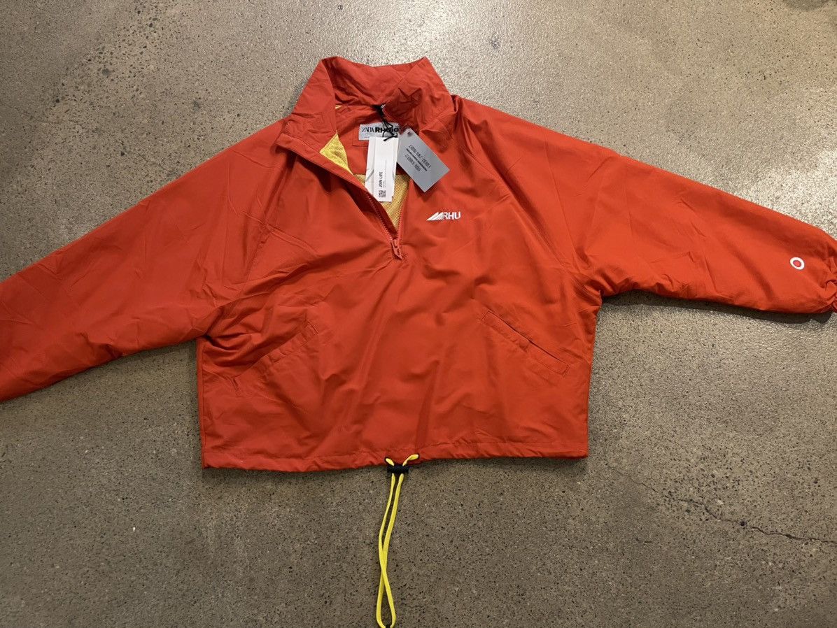 Zara Orange Rhude (Rhuigi) x Zara Half Zip Jacket | Grailed