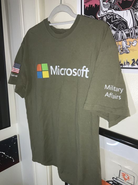 Microsoft Microsoft military shirt | Grailed