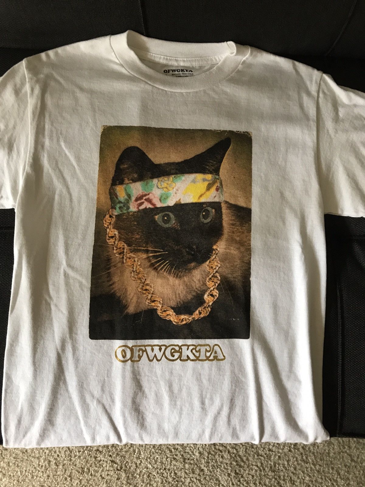 Golf Wang × Odd Future OFWGKTA Cat With Chain T Shirt | Grailed