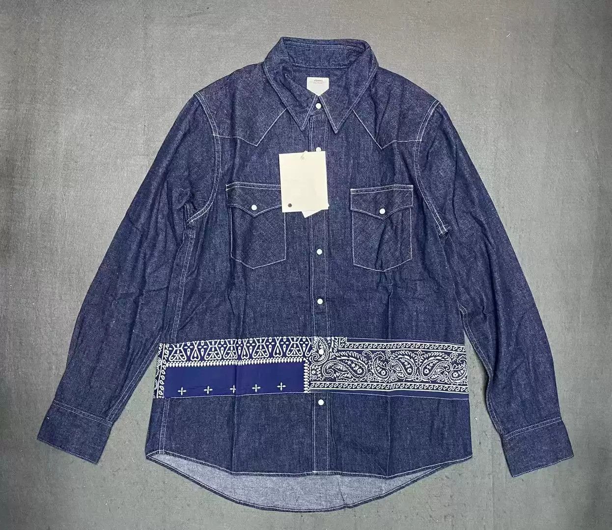 Visvim visvim SS Bandana Border Shirt | Grailed
