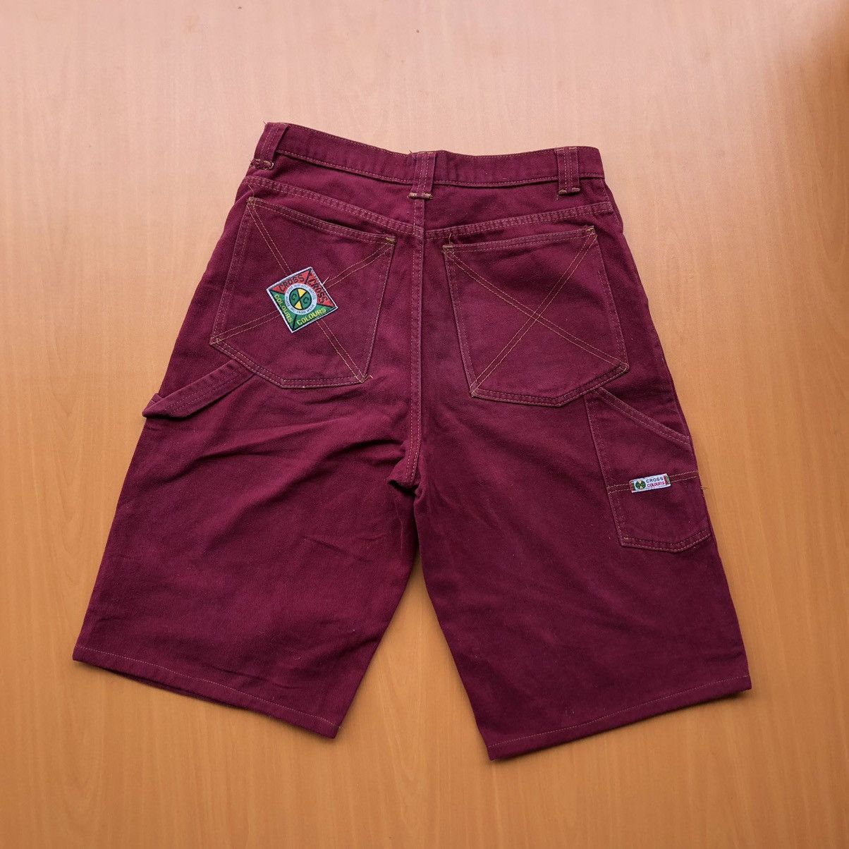 Vintage VINTAGE CROSS COLOUR SHORT PANTS | Grailed