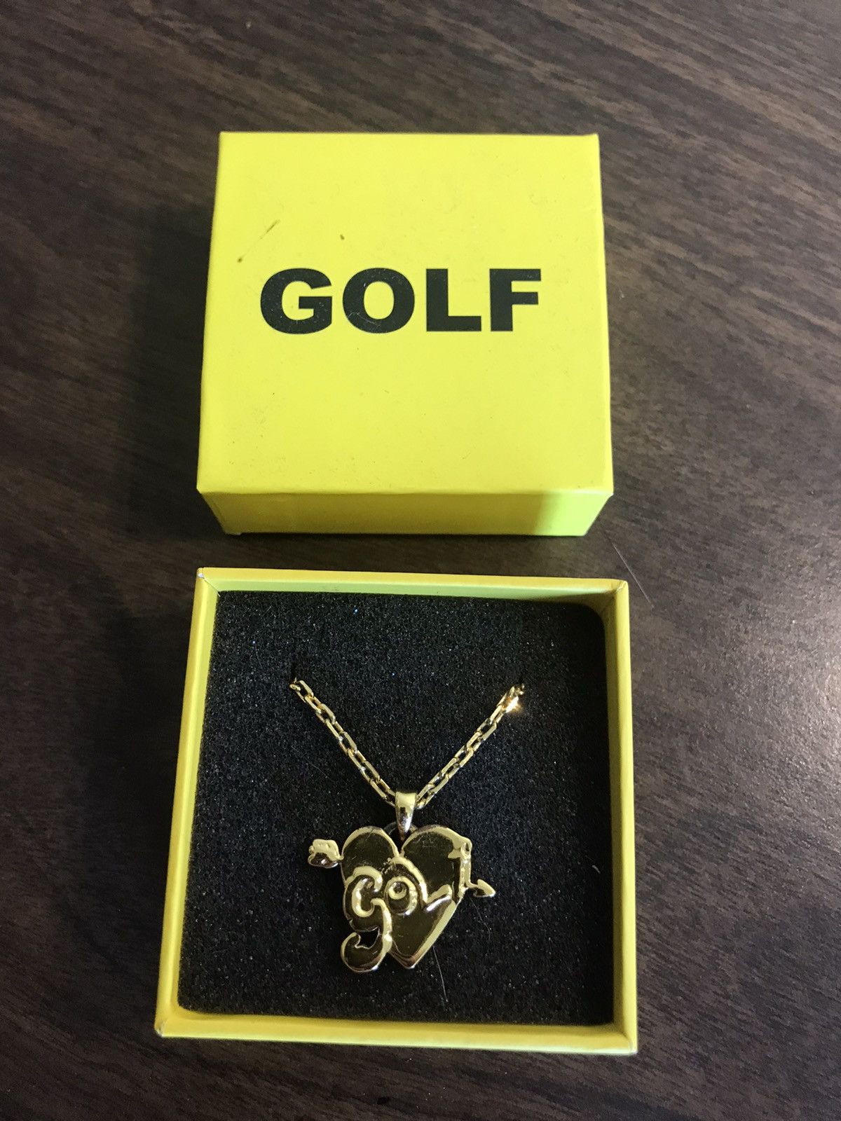Golf Wang *FINAL DROP* Golf Wang “Cupid” gold plated necklace 18” | Grailed