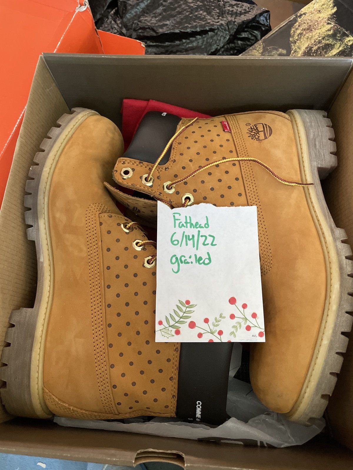 Comme des Garcons × Supreme × Timberland Supreme x CDG x Comme des Garcons × Supreme × Timberland Supreme x CDG x