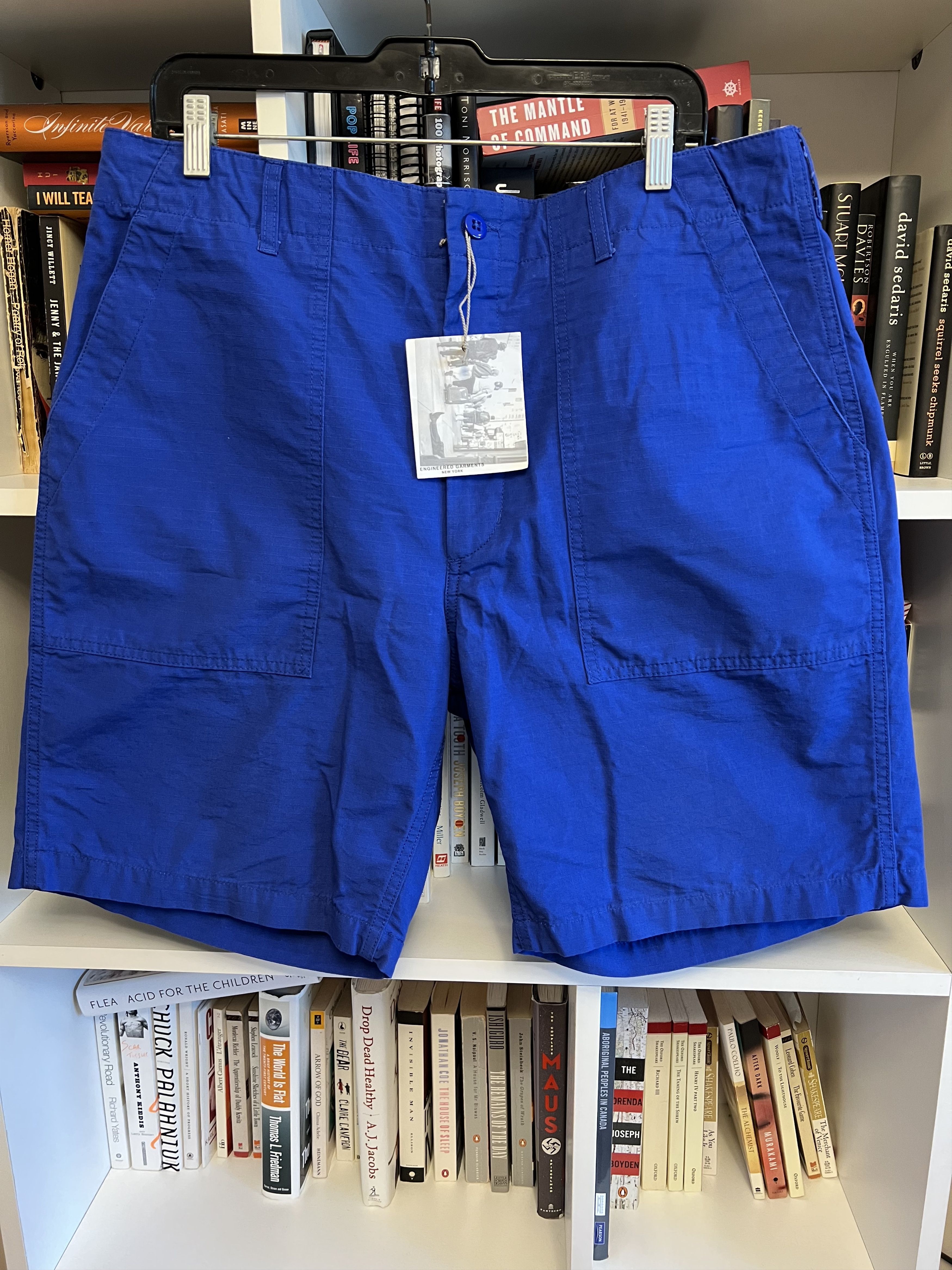 Engineered Garments *FINAL DROP * Royal Cotton Ripstop Fatigue Short ...