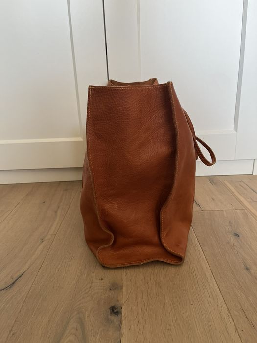 Maison Margiela Margiela Vintage Brown Leather Weekender Bag | Grailed
