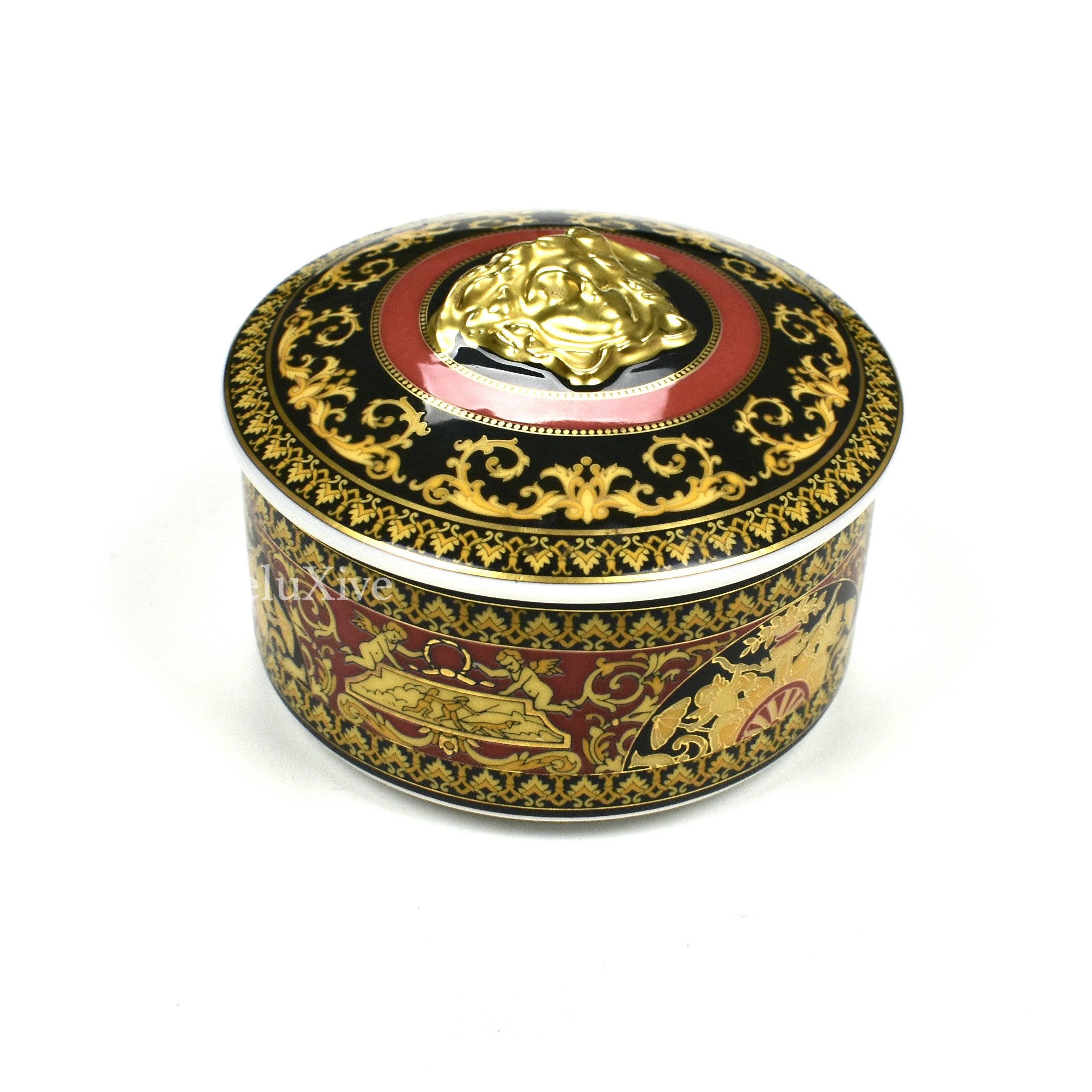 Versace Versace Barocco Medusa Ceramic Trinket Dish Storage Box | Grailed