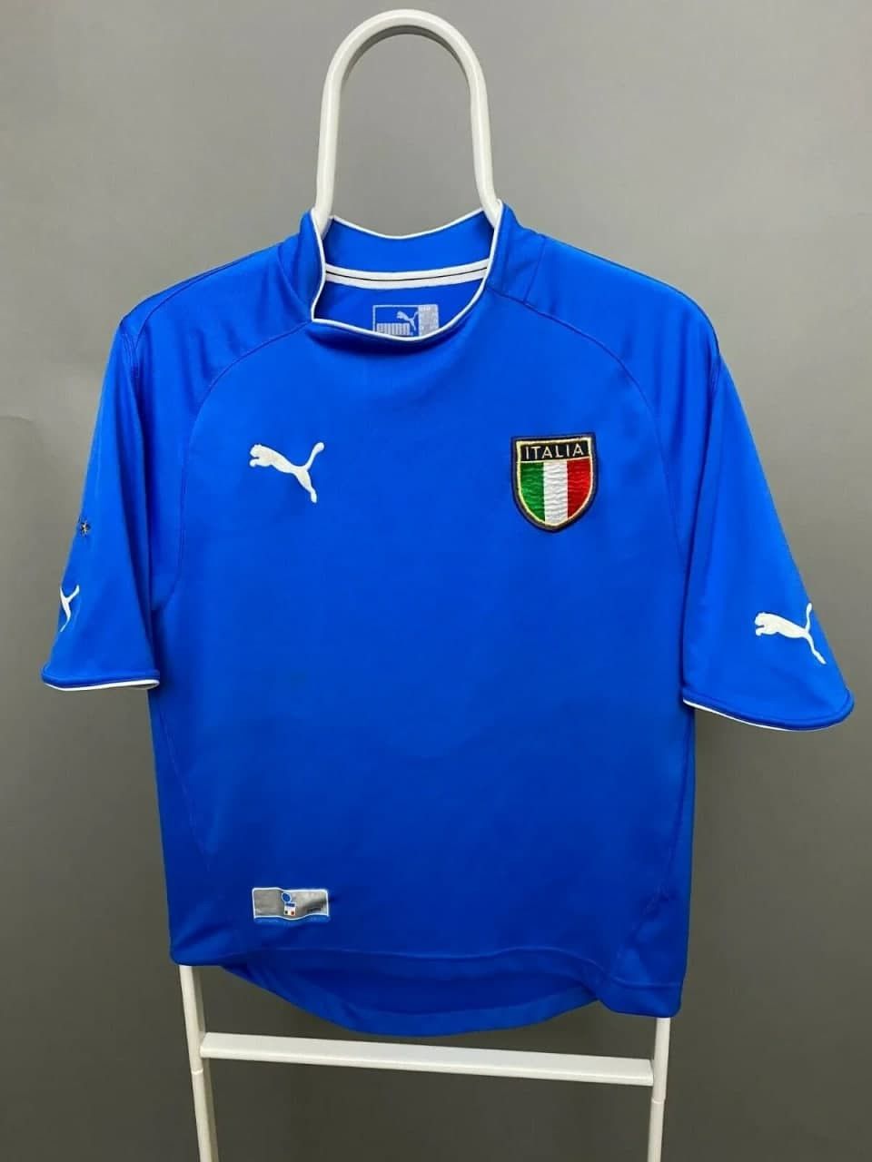 Puma × Soccer Jersey × Vintage ITALY 2003 2004 PUMA HOME FOOTBALL SHIRT ...