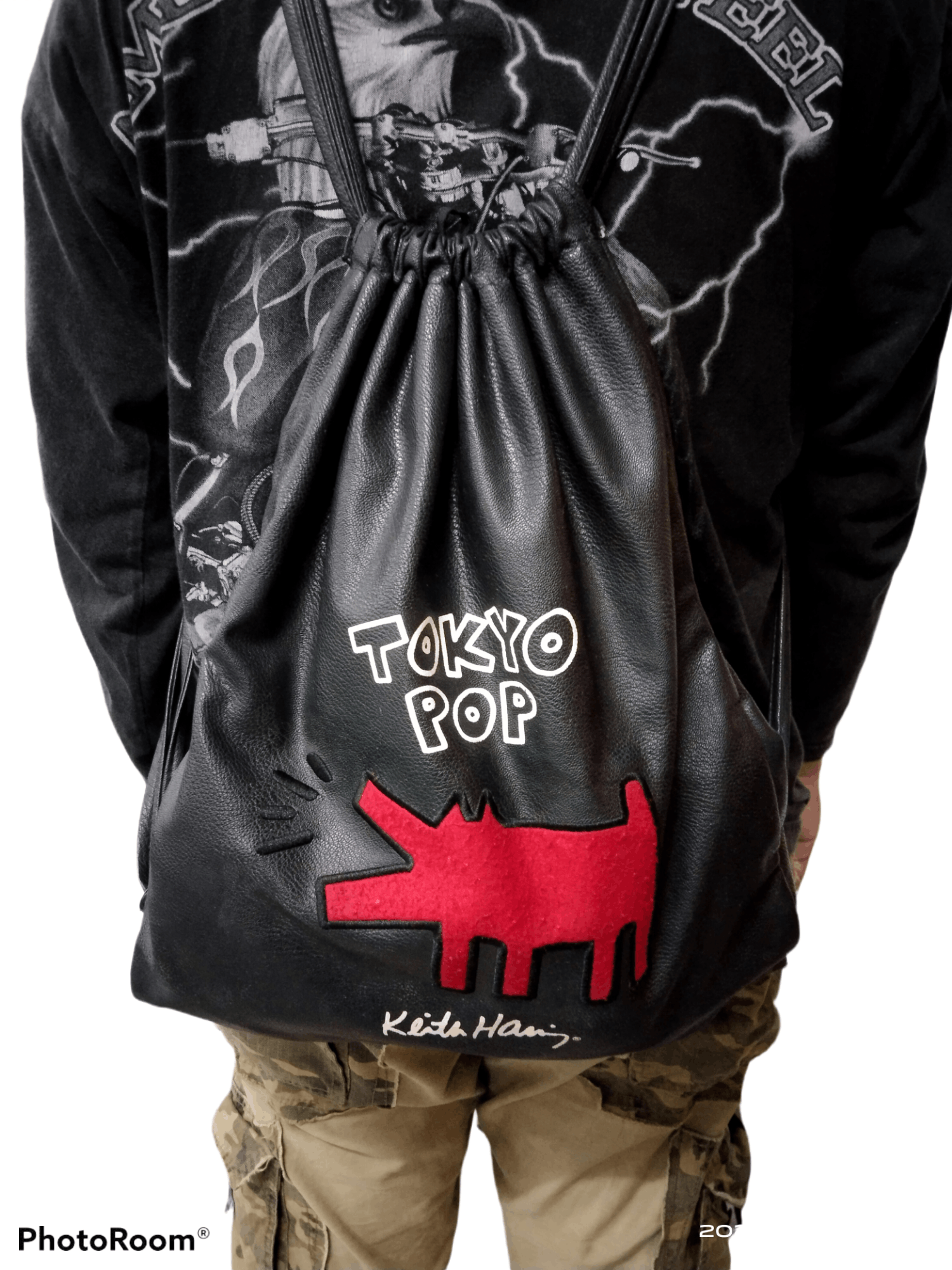 Avant Garde × Keith Haring × Streetwear TOKYO POP KEITH HARING BIG LOGO ...
