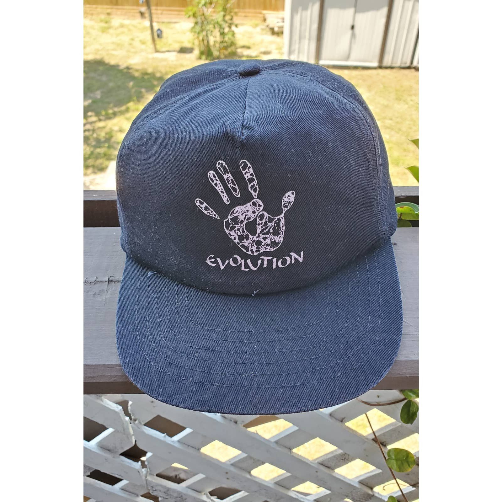 Other Vintage Evolution Hand Black Trucker Snapback Hat Cap | Grailed