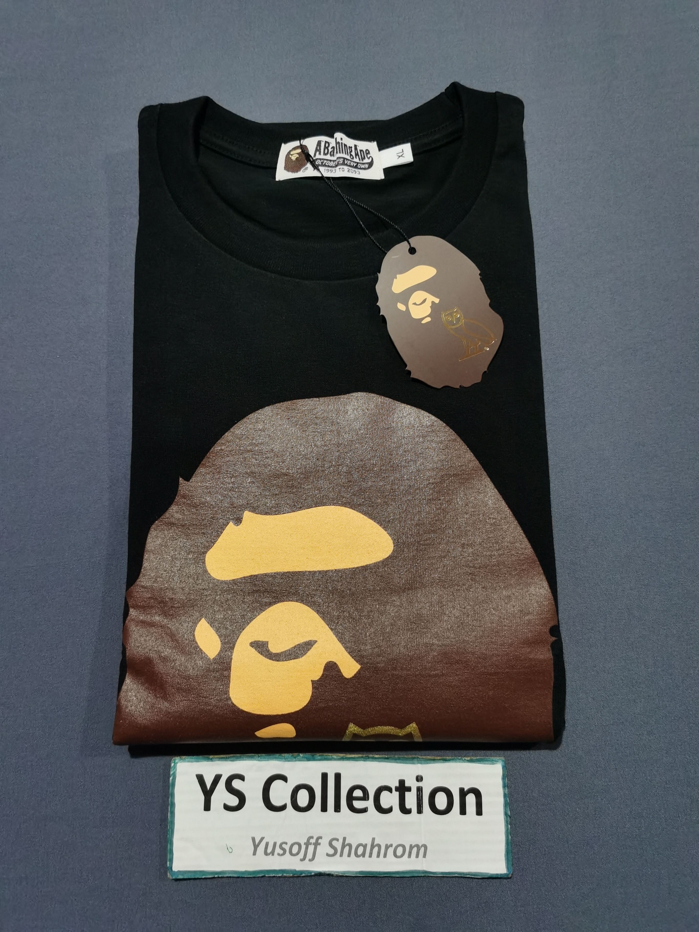 Bape × Octobers Very Own Bape x OVO Tee Black | Grailed