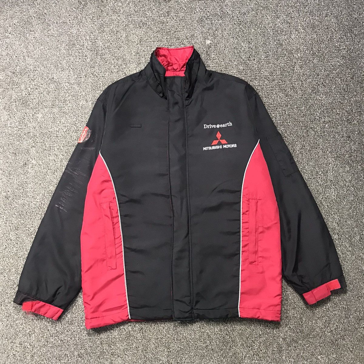 Racing × Vintage Vintage Racing Mitsubishi Team quilted Jacket | Grailed
