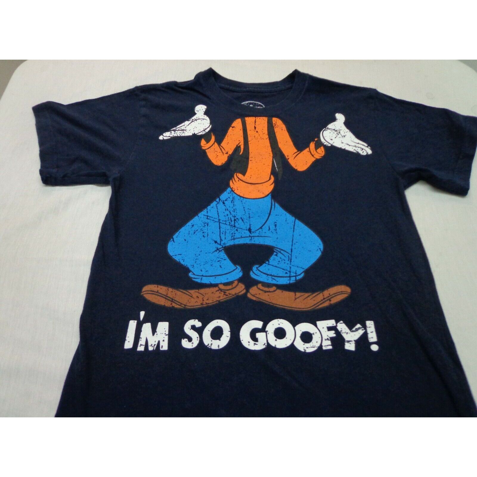 Disney Disney I'm So Goofy Headless Goofy Body Graphics Size Small T ...