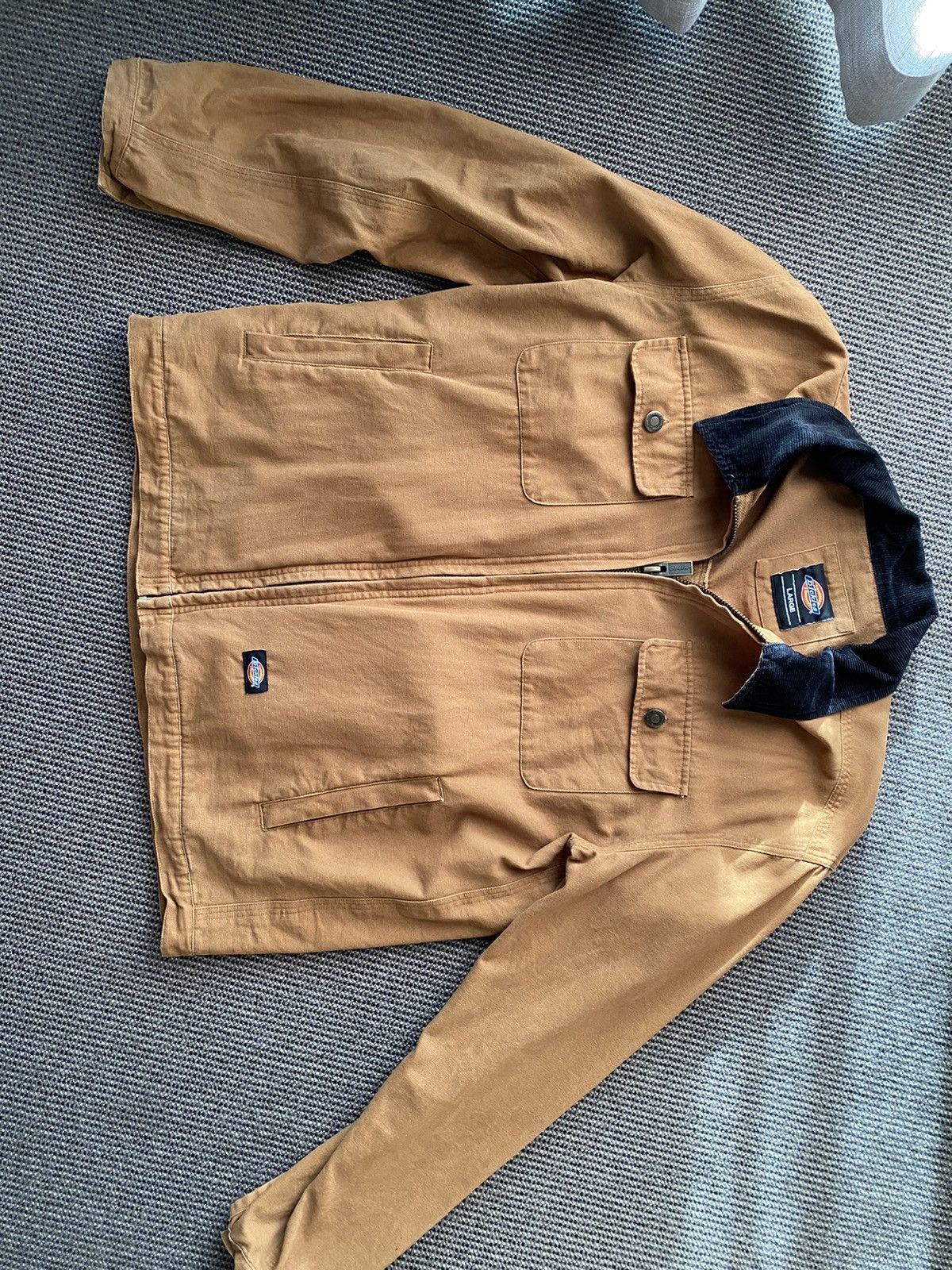 Dickies Dickies workwear 100% cotton mustard jacket | Grailed