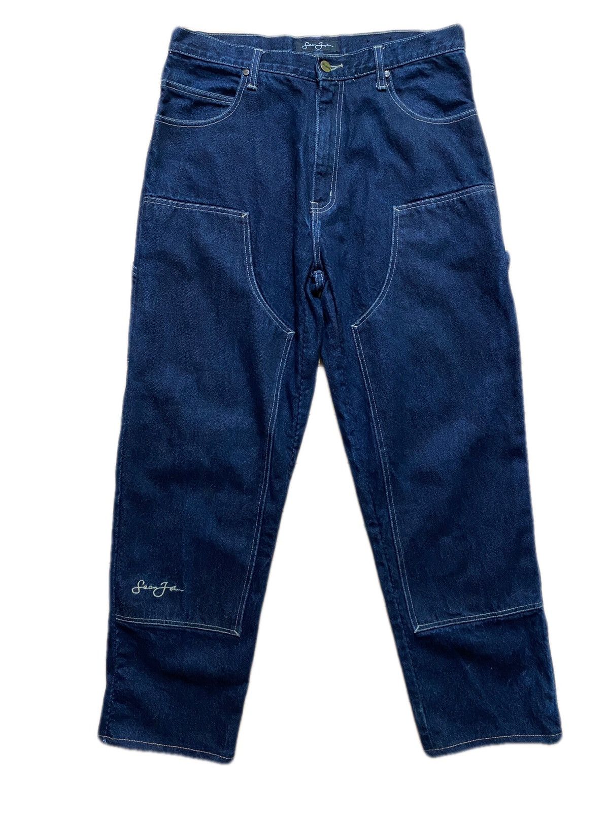 Sean John 📌BEST PRICE📌SEAN JOHN DOUBLE KNEE CARPENTER DENIM JEANS | Grailed