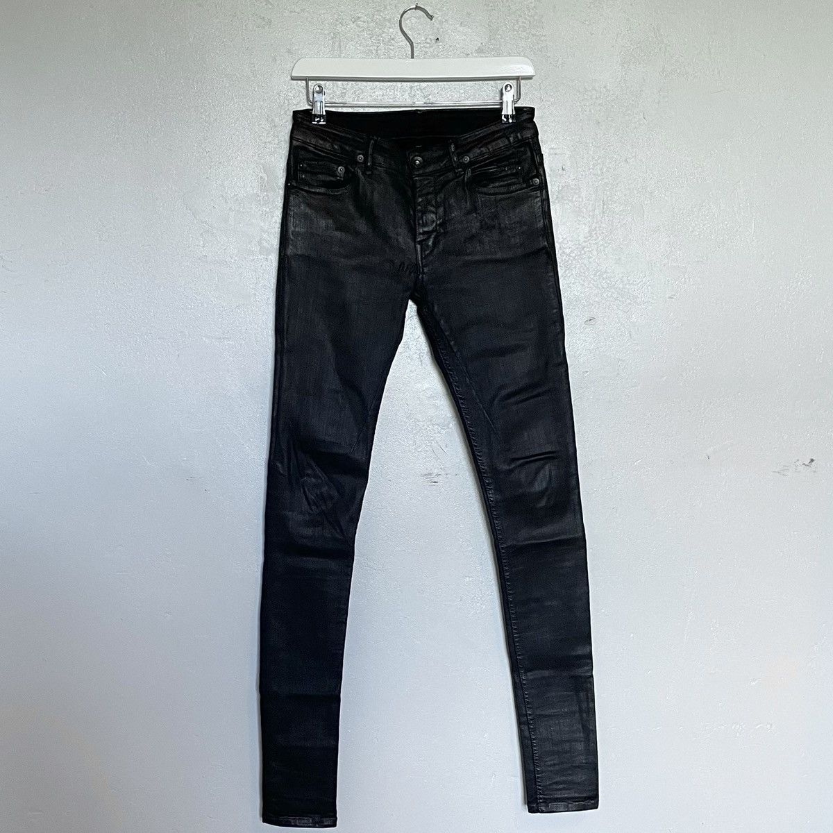 Rick Owens × Rick Owens Drkshdw Rick Owens Drkshdw Black Waxed Detroit ...