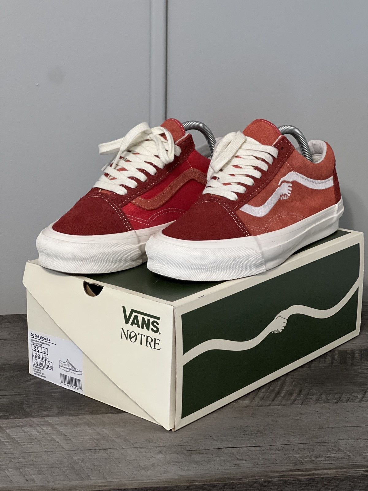 Vans Notre Old Skools (Mars Red) | Grailed