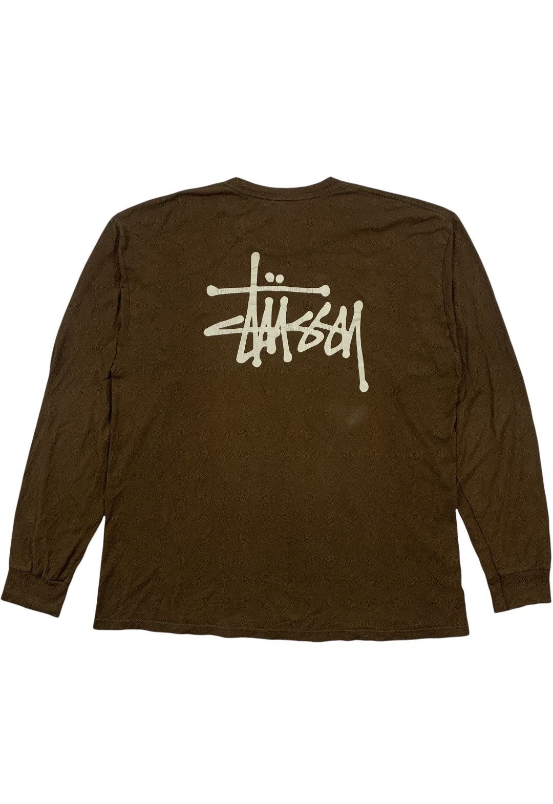 Streetwear × Stussy × Vintage Vintage STUSSY Signature Crewneck Long ...