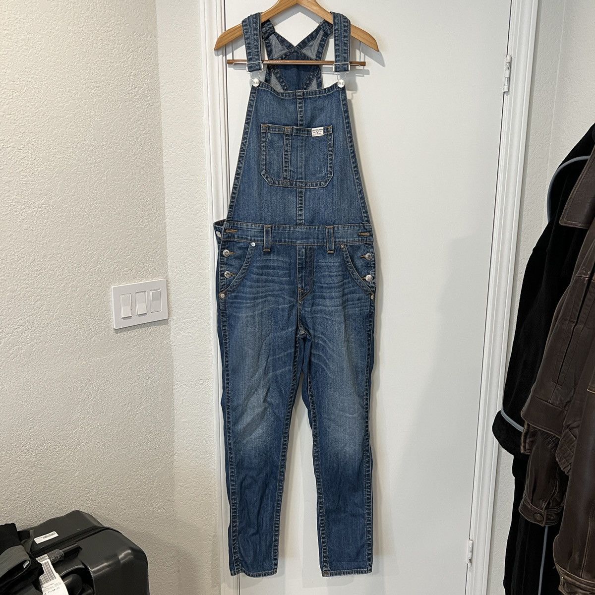 Streetwear × True Religion True Religion denim overalls medium | Grailed