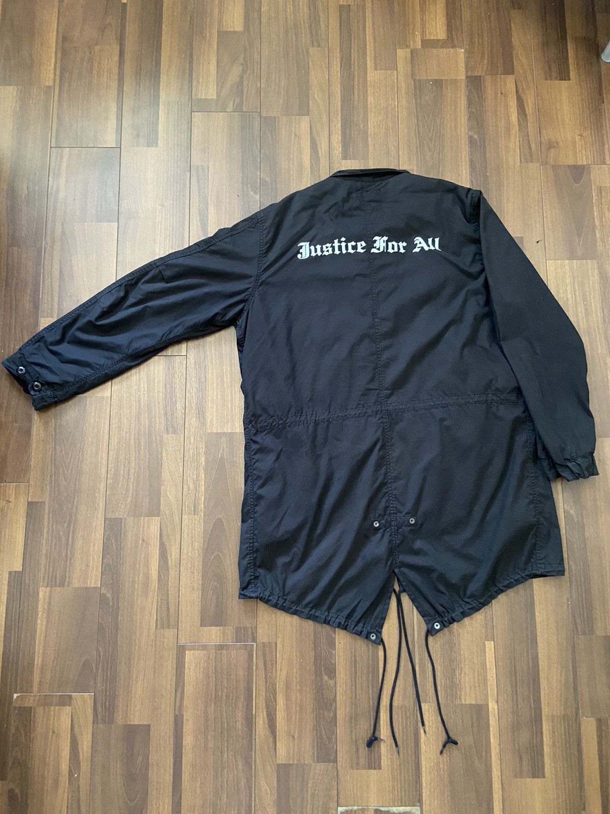 Supreme Justice For All Fishtail Parka | Grailed