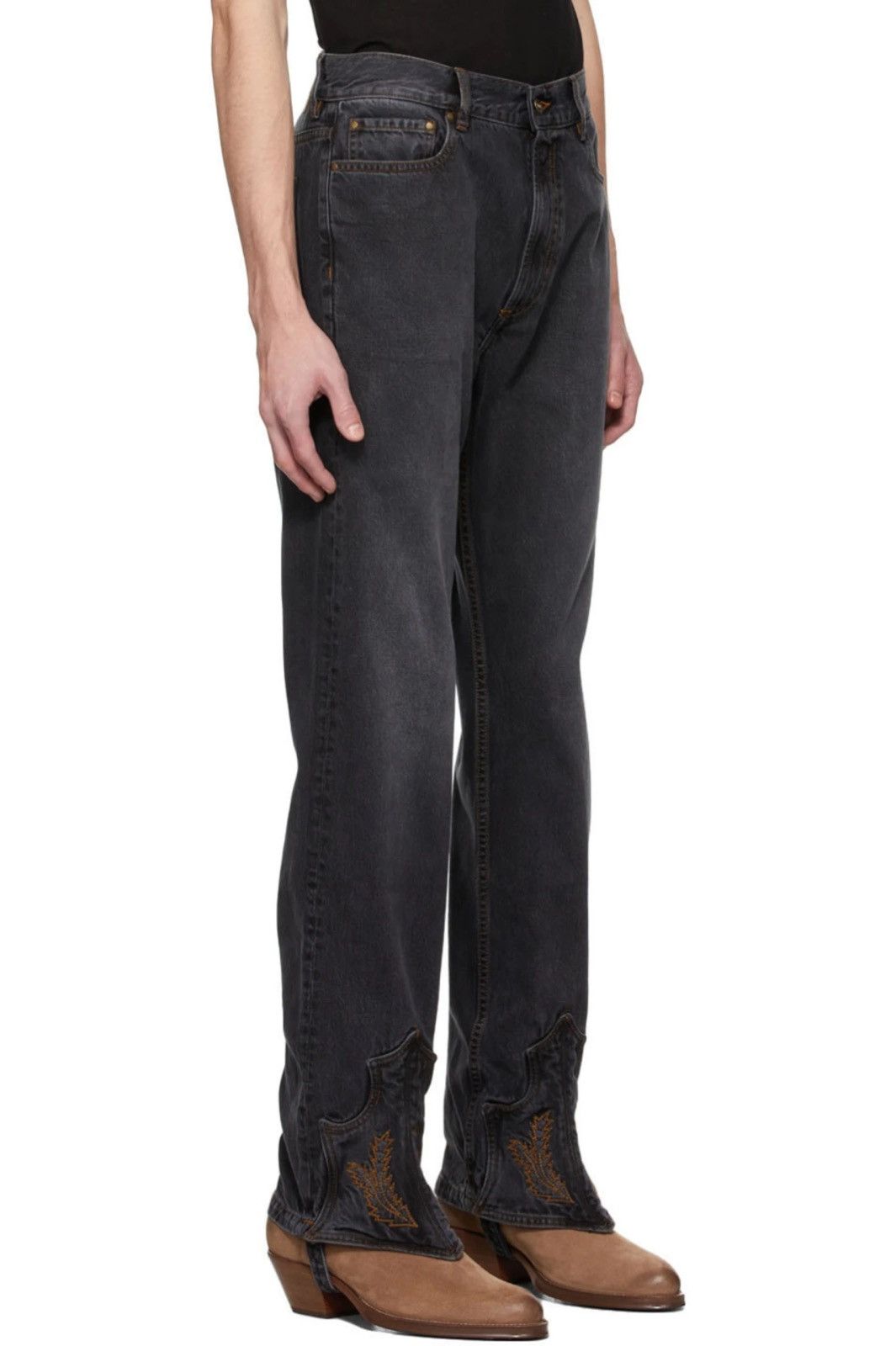 Y/Project Y/Project Cowboy Cuff Denim | Grailed