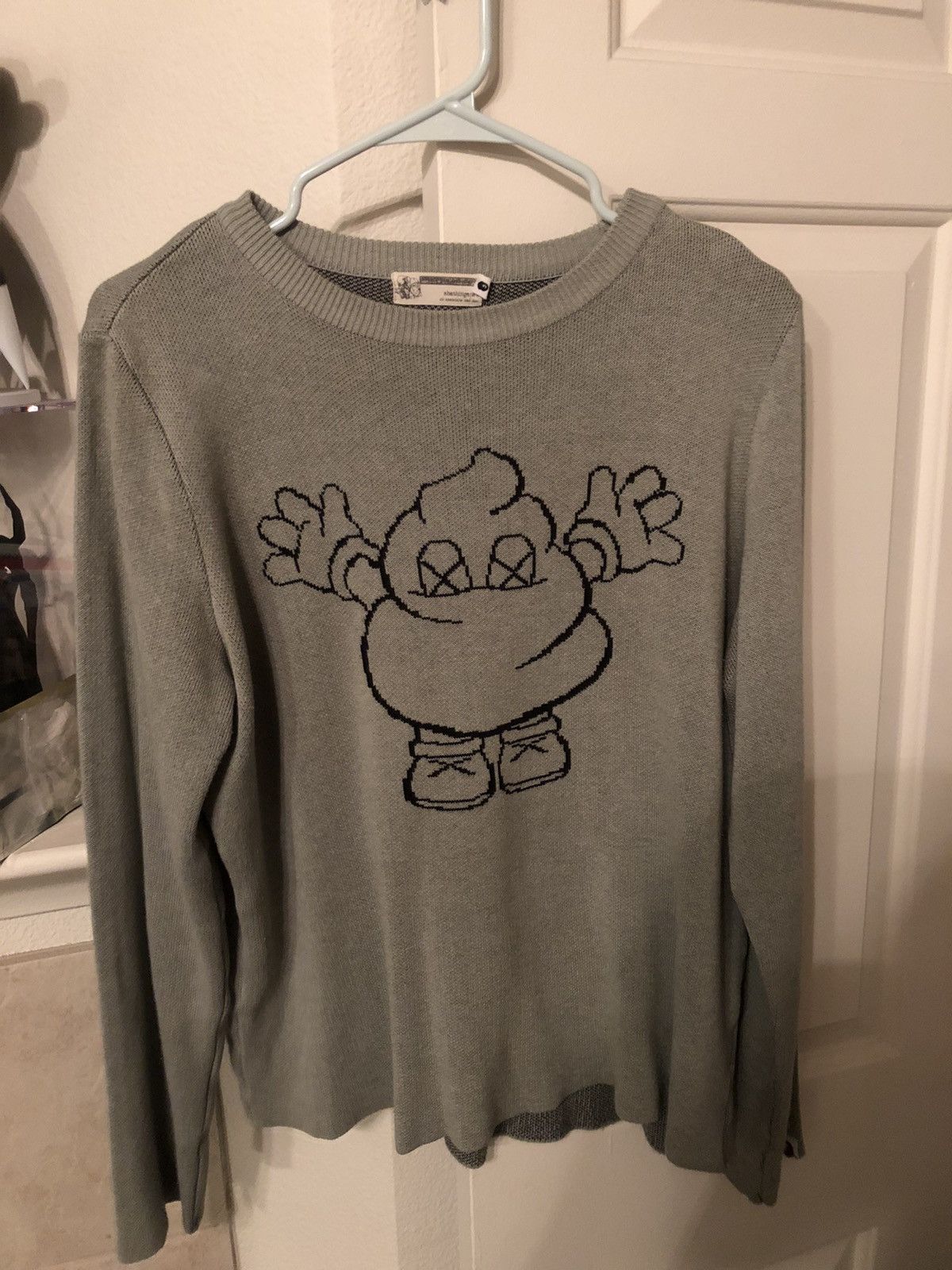 Bape × Kaws Kaws x Bape Wool sweater | Grailed