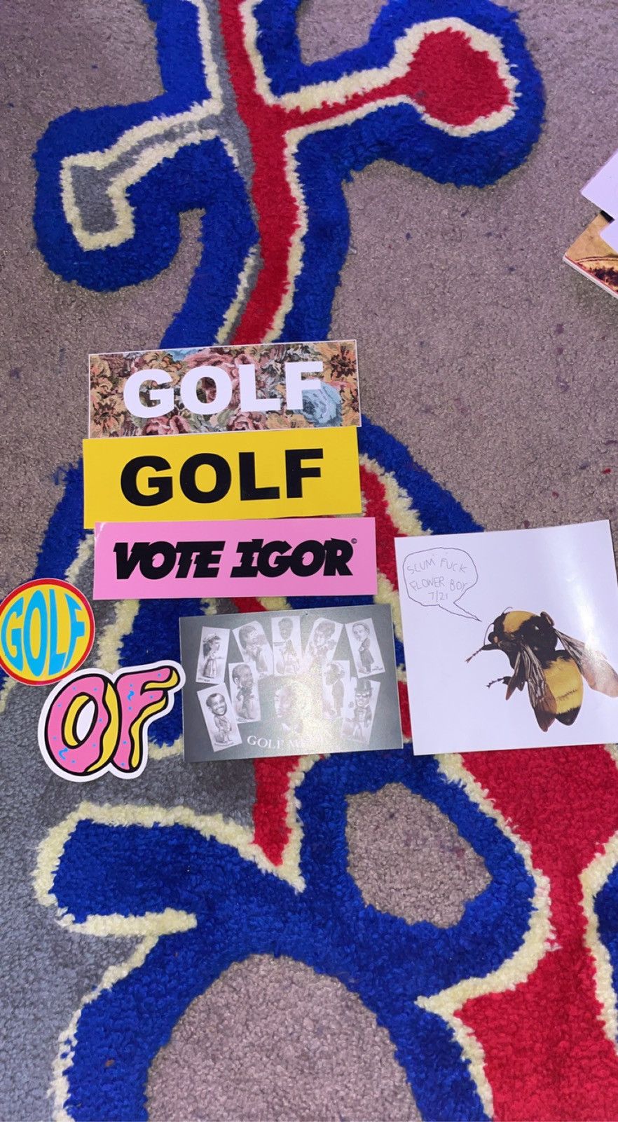 Golf Wang golf wang sticker pack | Grailed