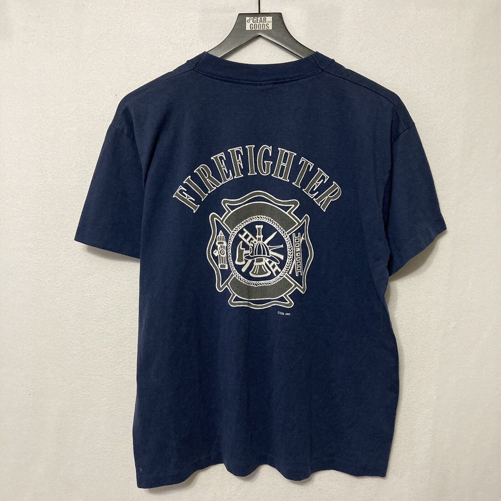 Vintage VTG 90s Single Stitch Fire Fighter Department Crest Badge | Grailed