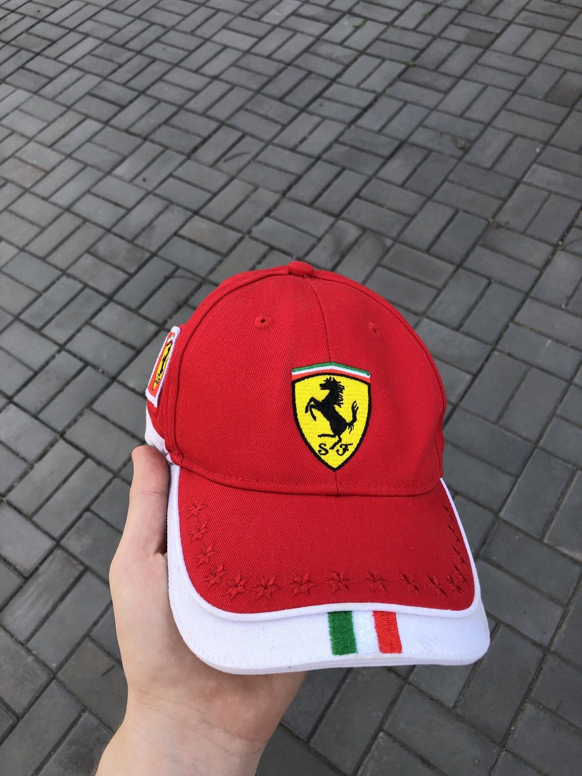 Vintage Vintage Ferrari Embroidered Cap | Grailed