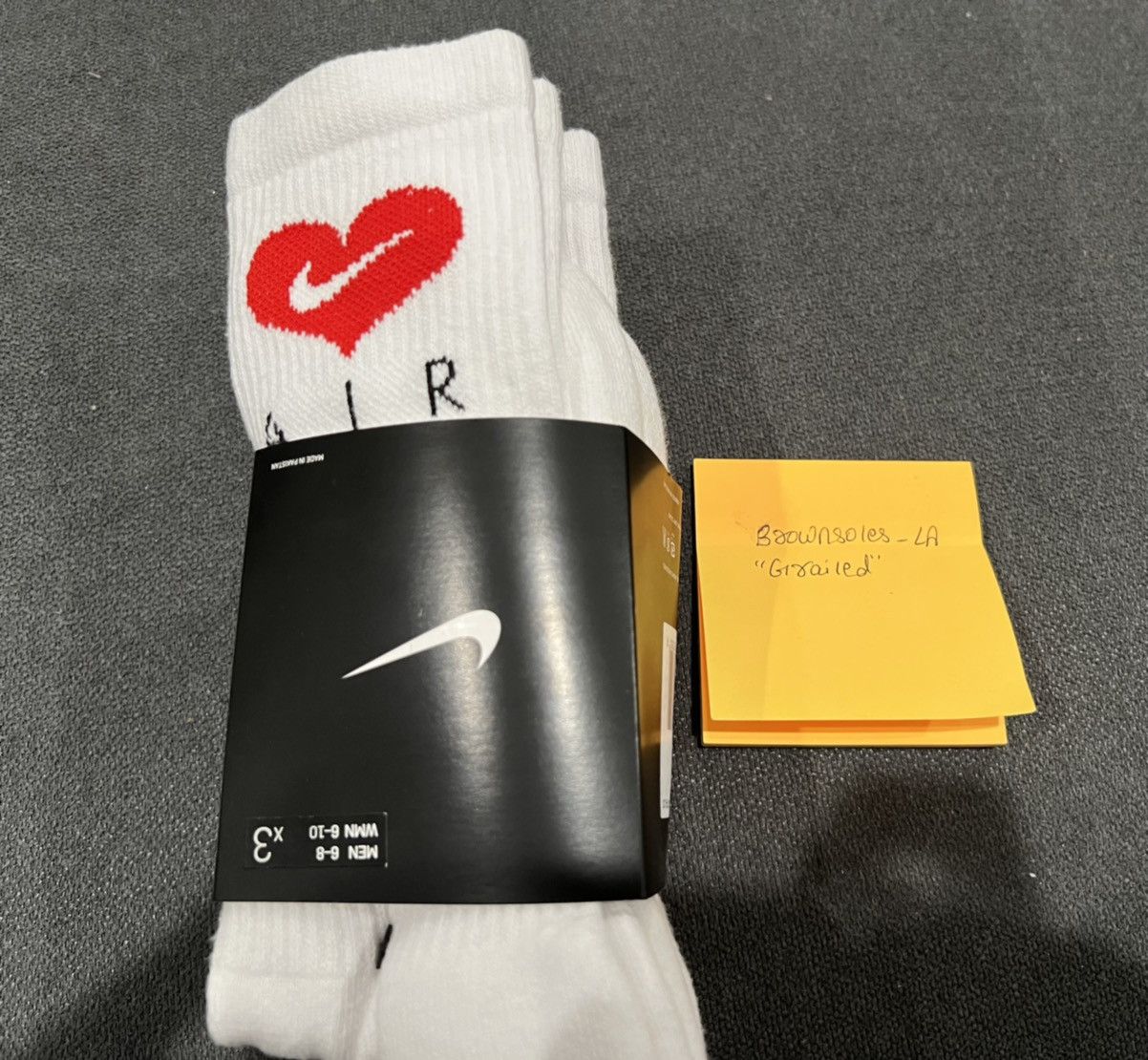 Nike Nike x Drake Certified Lover Boy Socks White M | Grailed